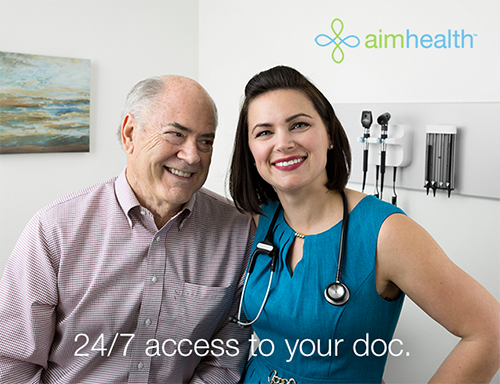 Digital & web graphic design for AIM Health - The Dream Designer